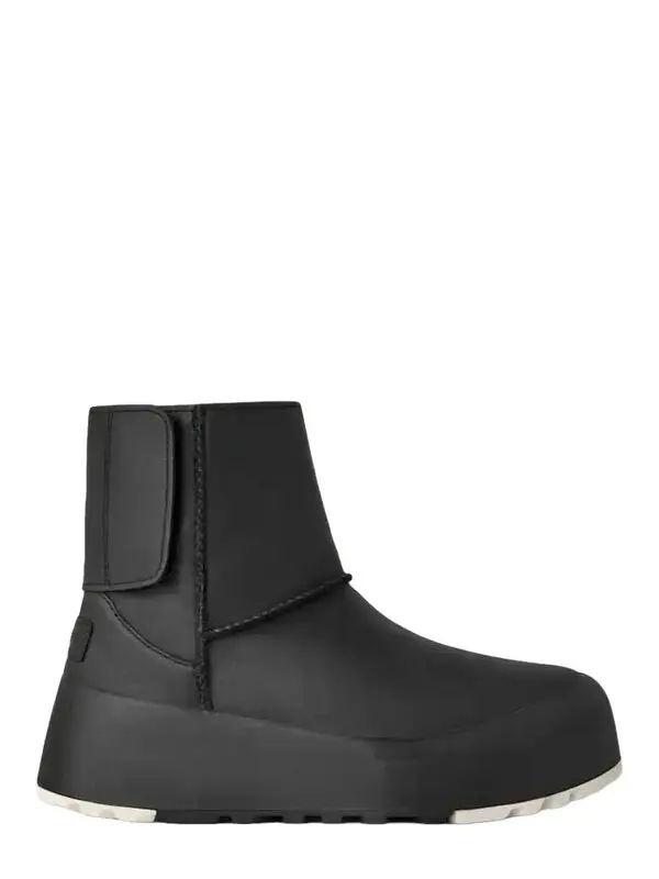 UGG Platform Leather Boots - Black