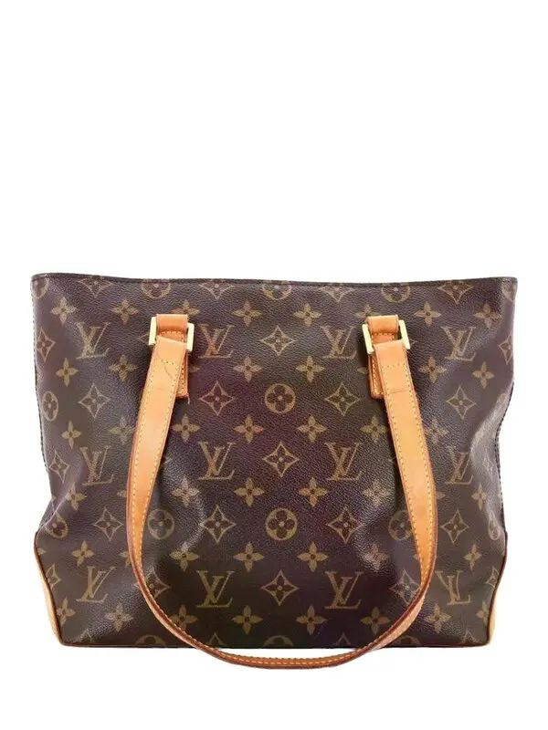 LOUIS VUITTON Cabas Piano Monogram Canvas Tote Bag - Brown