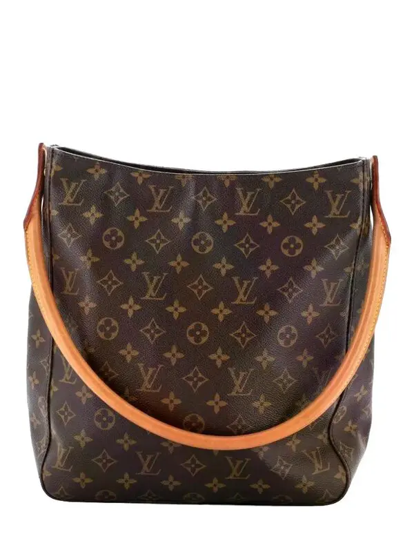 LOUIS VUITTON Looping Handbag Monogram Canvas Gm - Brown