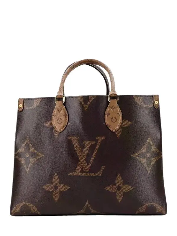 LOUIS VUITTON Onthego Reverse Monogram Giant Mm Tote Bag - Brown