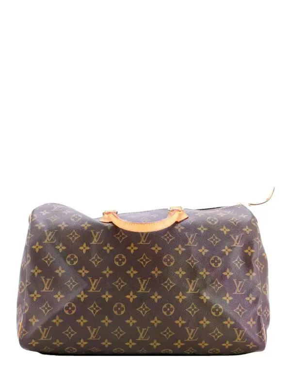 LOUIS VUITTON Speedy Handbag Monogram Canvas 40 Satchel - Brown