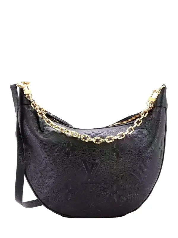 LOUIS VUITTON Loop Monogram Empreinte Giant Hobo Bag - Black
