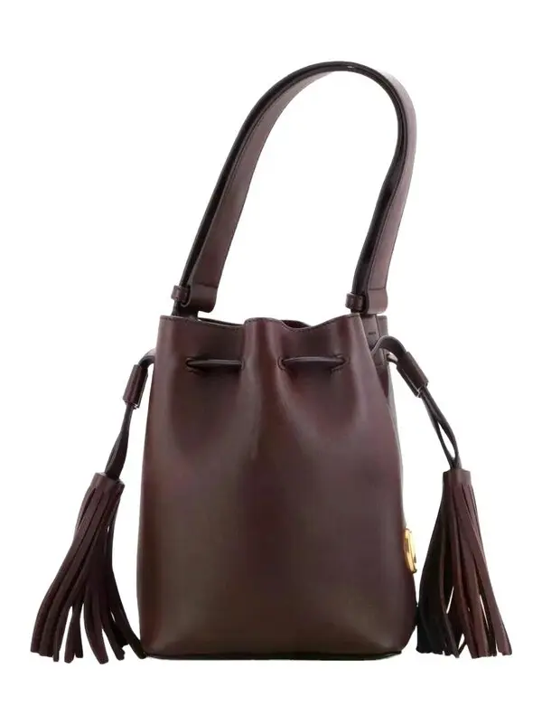 Valentino Garavani So Seau Small Leather Bucket Bag - Brown