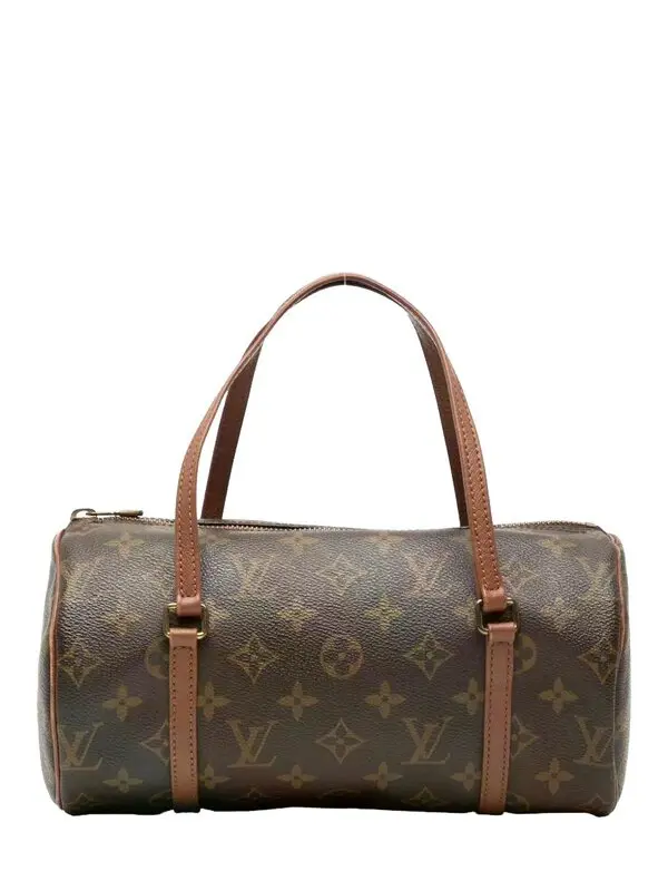 LOUIS VUITTON 1991 Monogram Papillon 26 Handbag - Brown