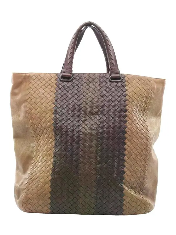Bottega Veneta 2012-2026 Intrecciato Tote Bag - Brown