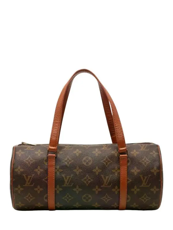LOUIS VUITTON 1991 Monogram Papillon 30 Handbag - Brown
