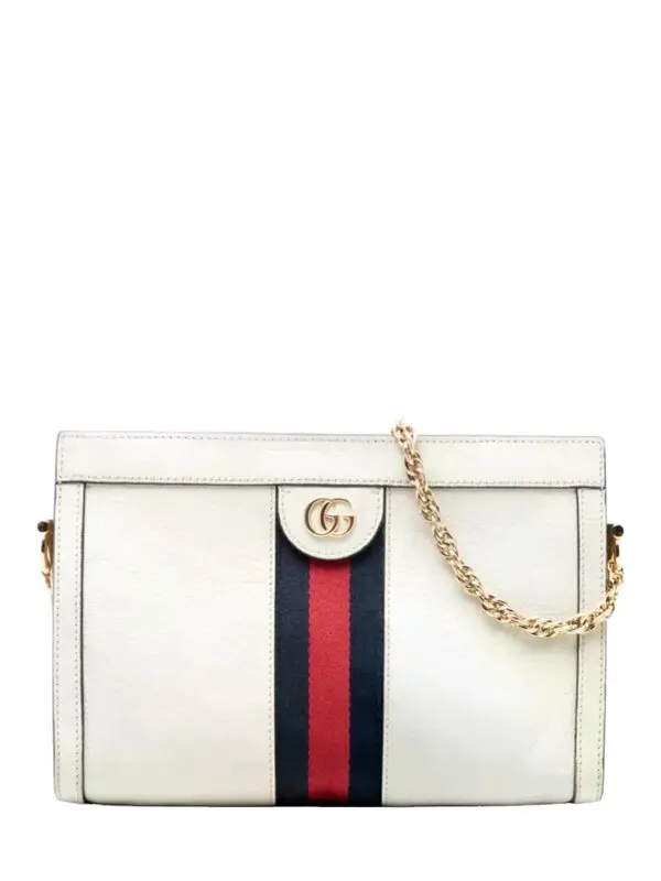 Gucci Ophidia Chain Crossbody Bag - White