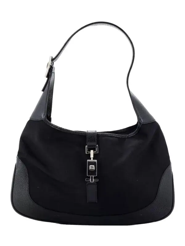 Gucci Vintage Jackie Hobo Medium Shoulder Bag - Black