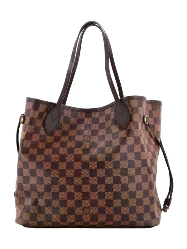 LOUIS VUITTON Neverfull Mm Damier Tote Bag - Brown