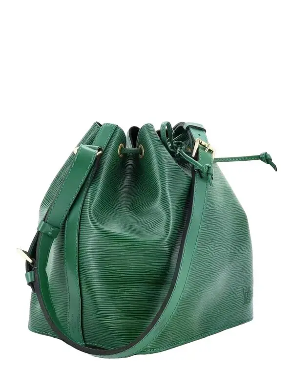 LOUIS VUITTON Petit Noe Handbag Epi Leather Bucket Bag - Green