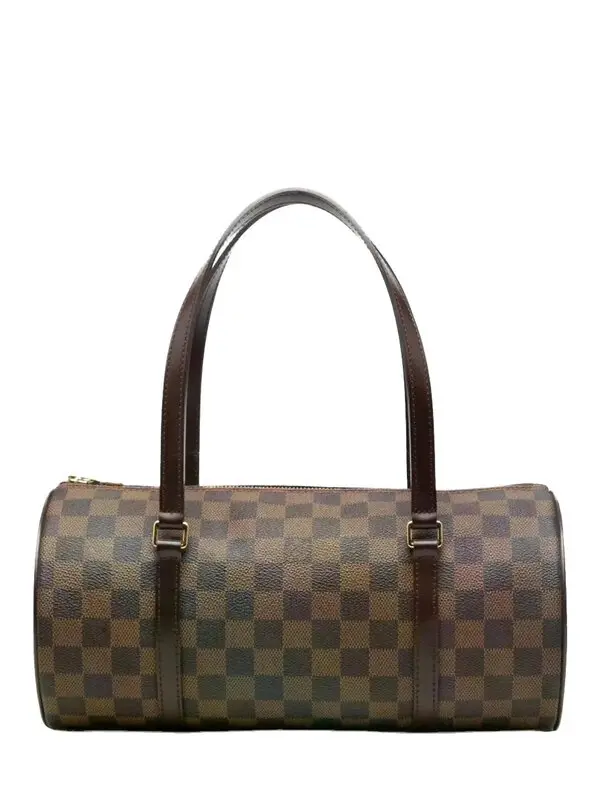 LOUIS VUITTON 2006 Damier Ebene Papillon 30 Handbag - Brown