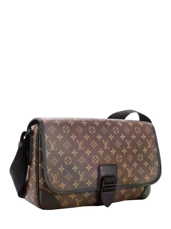 LOUIS VUITTON Archy Messenger Bag Macassar Monogram Canvas Gm - Brown