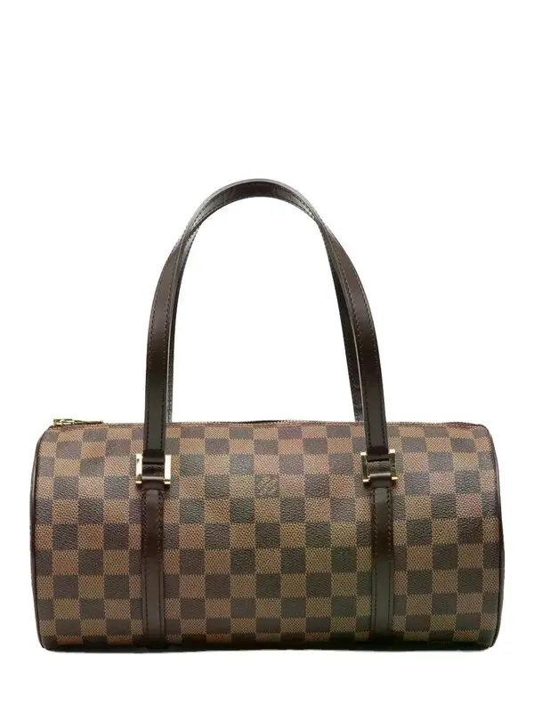 LOUIS VUITTON 2005 Damier Ebene Papillon 30 Handbag - Brown