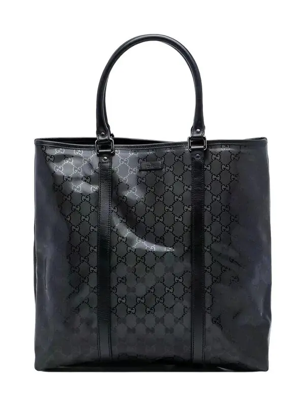 Gucci Gg Imprime Joy Vertical Tote Bag - Black