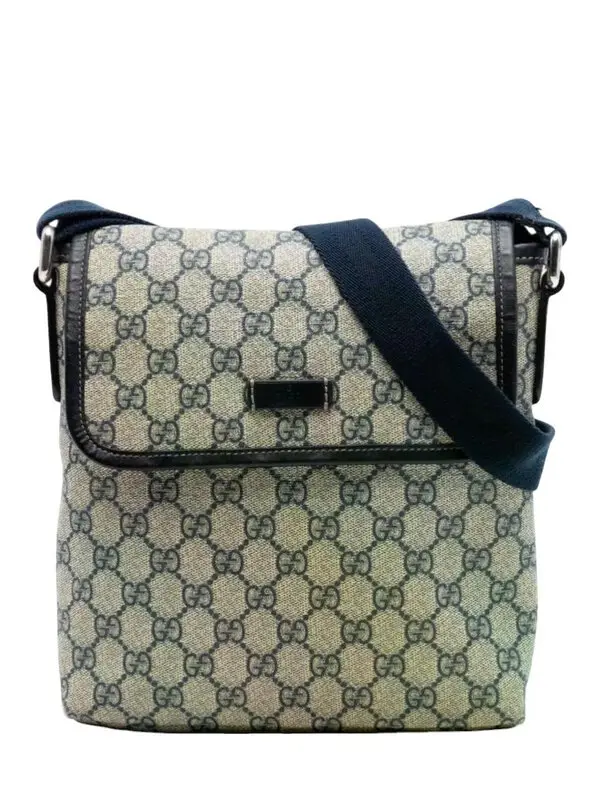 Gucci Gg Supreme Crossbody Bag - Neutrals