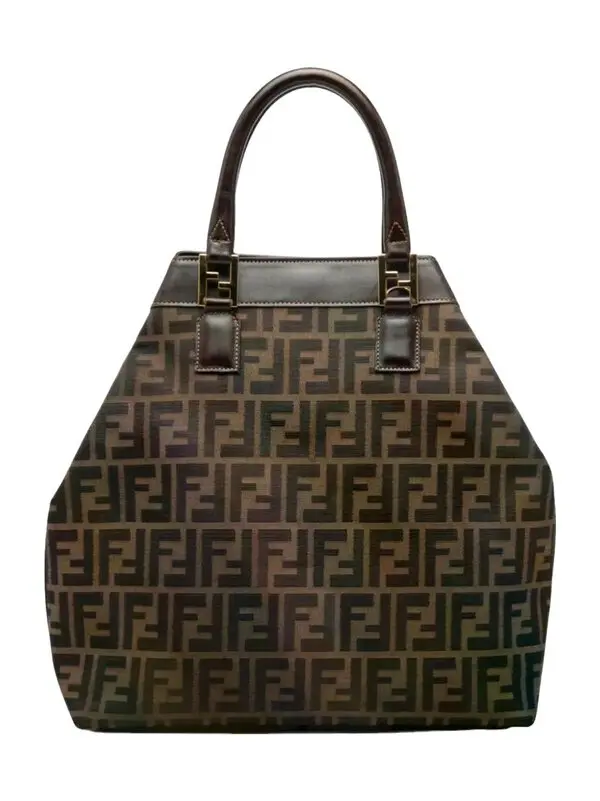 Fendi 20th Century Zucca Canvas Tote - Brown