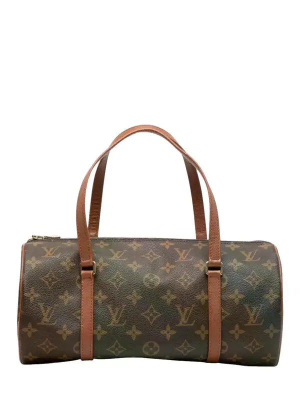 LOUIS VUITTON 1995 Monogram Papillon 30 Handbag - Brown
