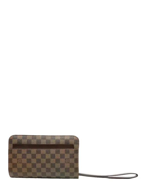 LOUIS VUITTON 2007 Damier Ebene Saint Louis Pochette - Brown