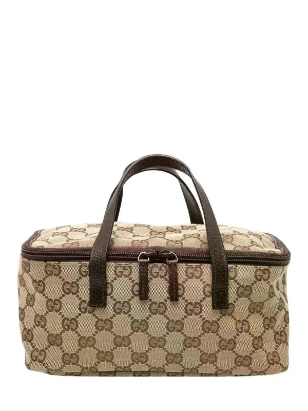 Gucci Gg Canvas Vanity Bag - Neutrals