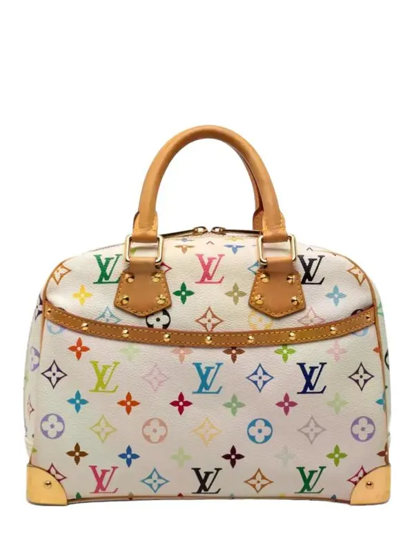 LOUIS VUITTON 2006 Monogram Multicolore Trouville Handbag - White