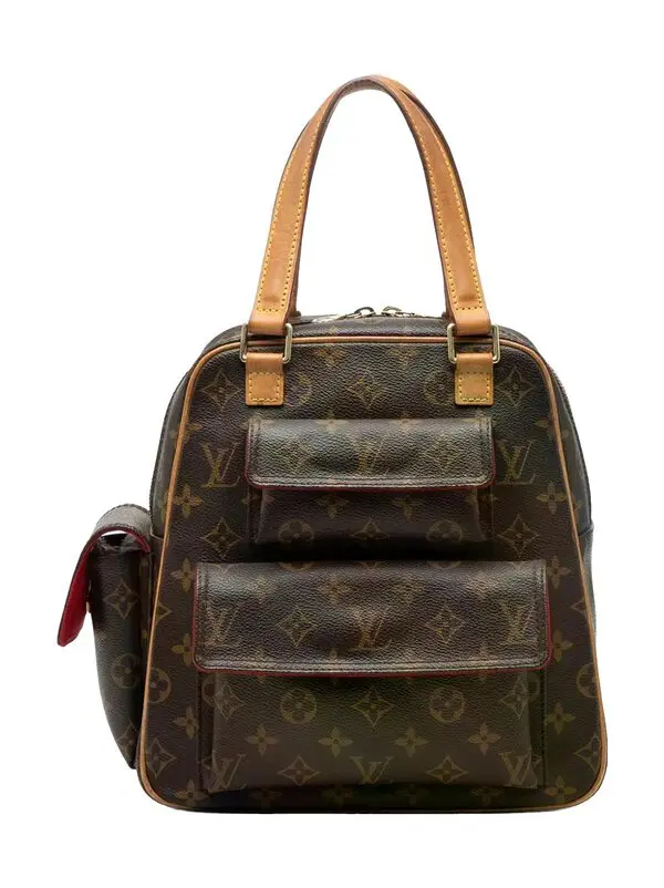 LOUIS VUITTON 2007 Monogram Excentri Cite Handbag - Brown