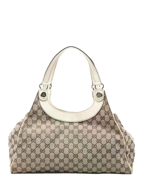 Gucci Gg Canvas Charmy Shoulder Bag - Neutrals