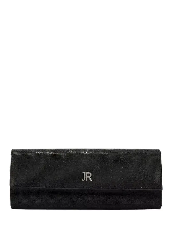 John Richmond Embellished Chain Clutch Bag - Black