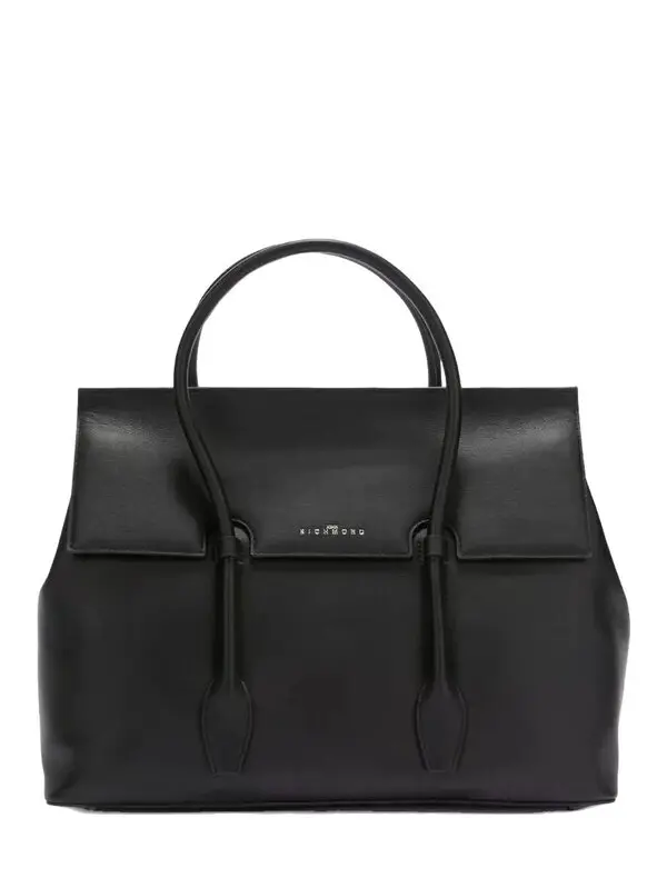 John Richmond Rolled-handle Tote Bag - Black