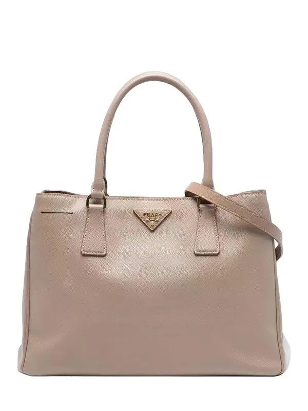 Prada Galleria Saffiano Satchel - Neutrals