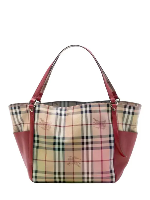 Burberry Haymarket Check Canterbury Tote Bag - Neutrals