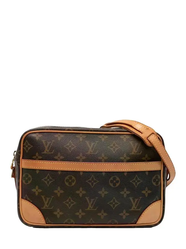 LOUIS VUITTON 2007 Monogram Trocadero 27 Crossbody Bag - Brown