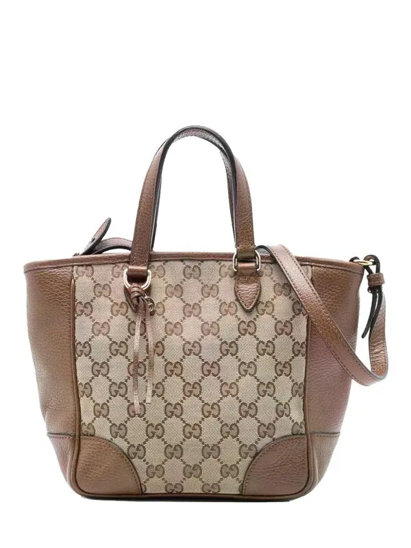Gucci Small Gg Canvas Bree Satchel 2000-2015 - Neutrals