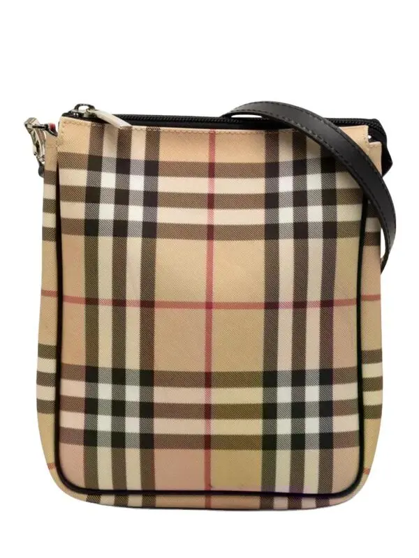 Burberry House Check Canvas Crossbody Bag - Neutrals