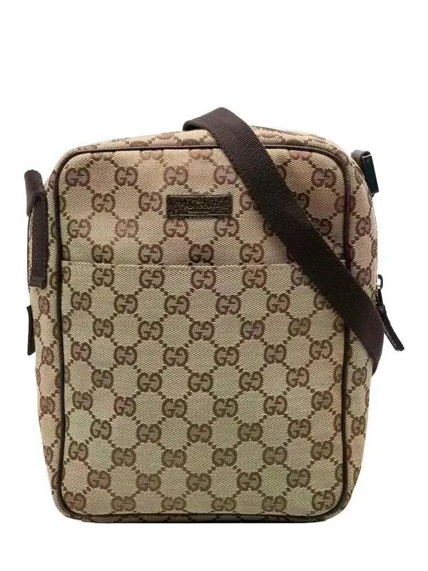 Gucci Gg Canvas Crossbody Bag - Neutrals