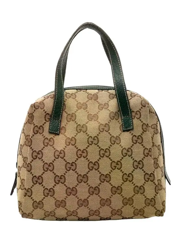 Gucci Mini Gg Canvas Balthus Bag - Green