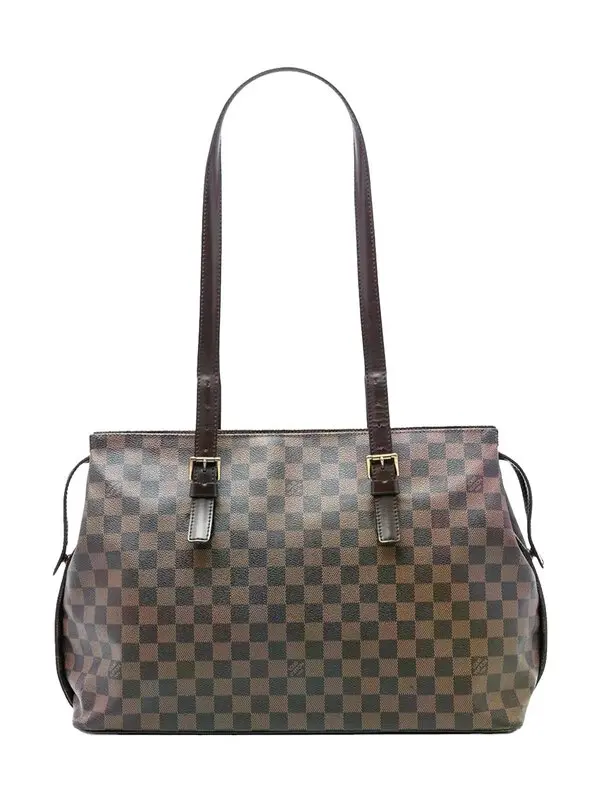LOUIS VUITTON Damier Ebene Chelsea Shoulder Bag - Brown