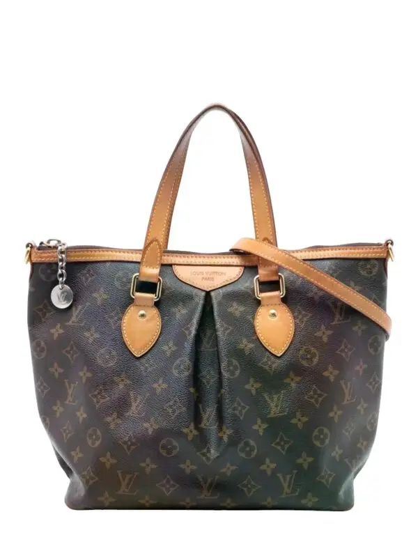 LOUIS VUITTON 2013 Monogram Palermo Pm Satchel - Brown