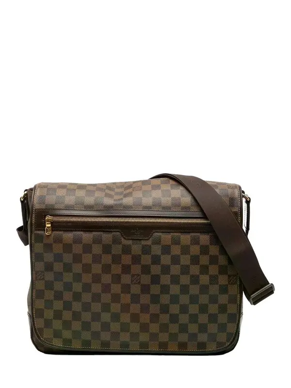 LOUIS VUITTON 2008 Damier Ebene Spencer Crossbody Bag - Brown
