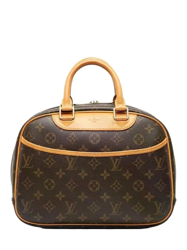 LOUIS VUITTON 2007 Monogram Trouville Handbag - Brown