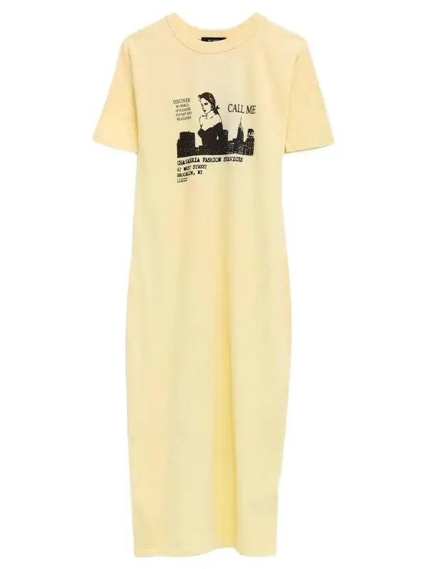 WILLY CHAVARRIA Graphic-print Dress - Yellow
