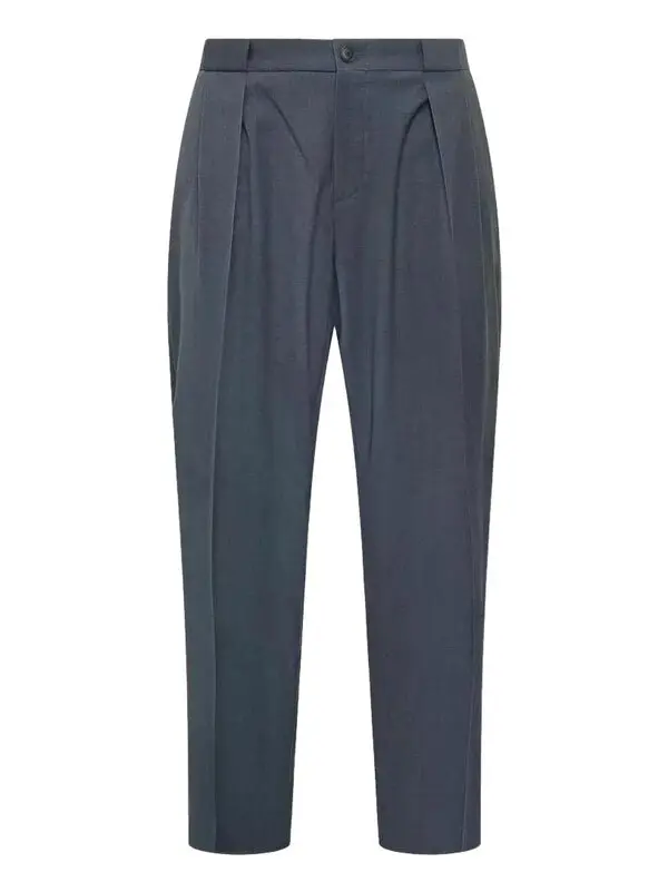 BOSS Pleated Trousers - Blue