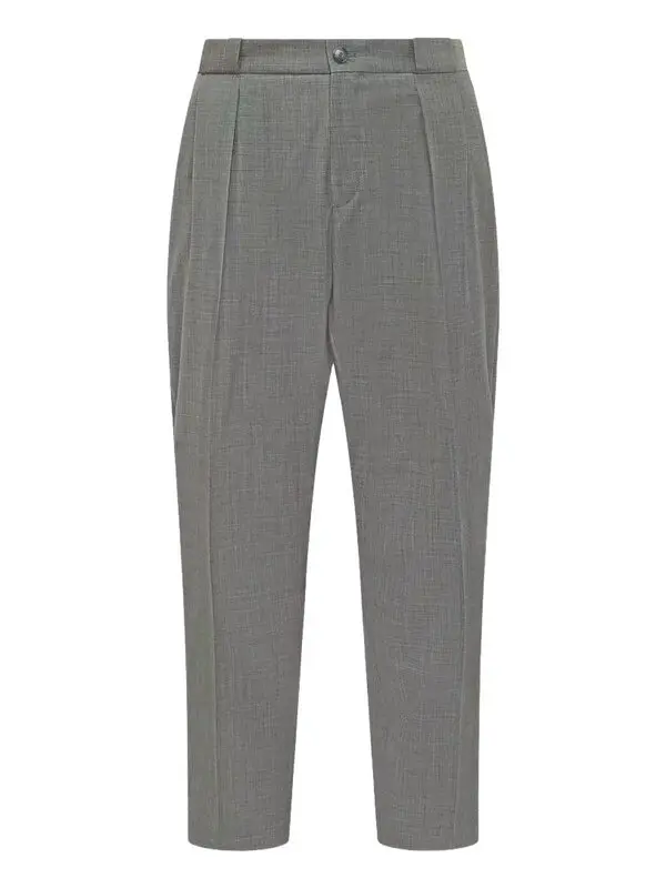 BOSS Pleated Trousers - Grey