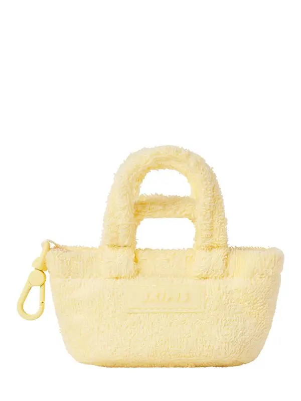 SKIMS Micro Terry Tote Keychain - Marzipan