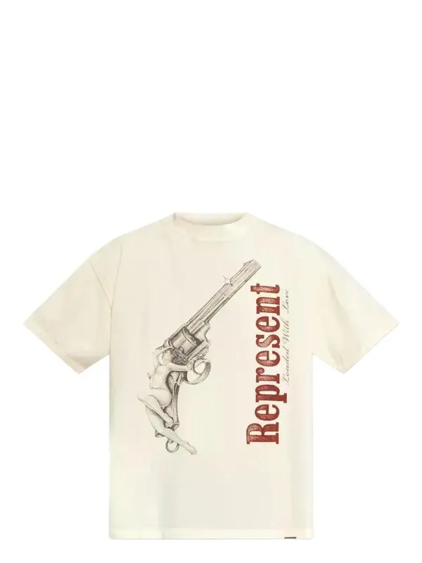 REPRESENT Print T-shirt - Neutrals