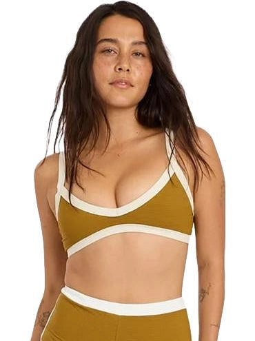 SISSTR REVOLUTION Rising Tides Bralette Bikini Top - Hazelnut