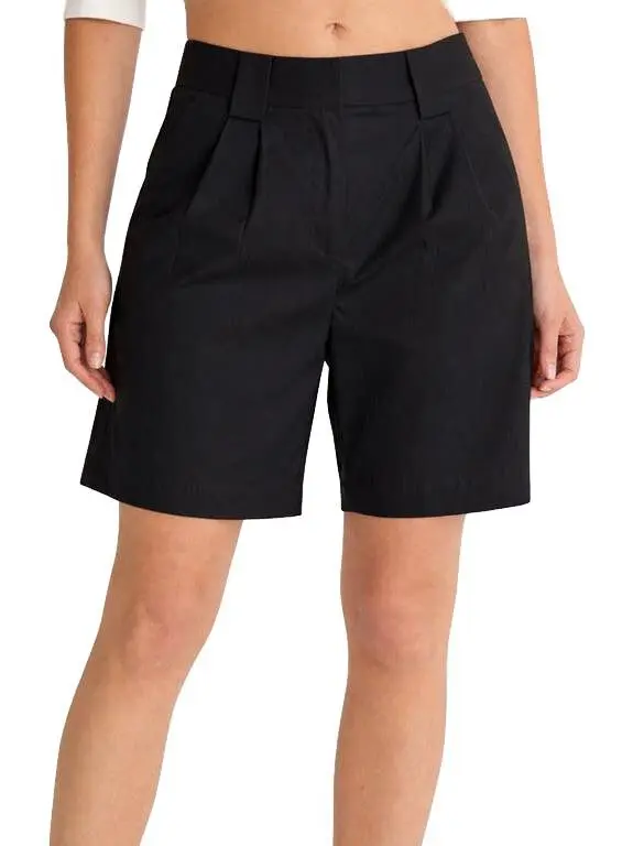 CRESCENT Tailored Trouser Shorts - Black