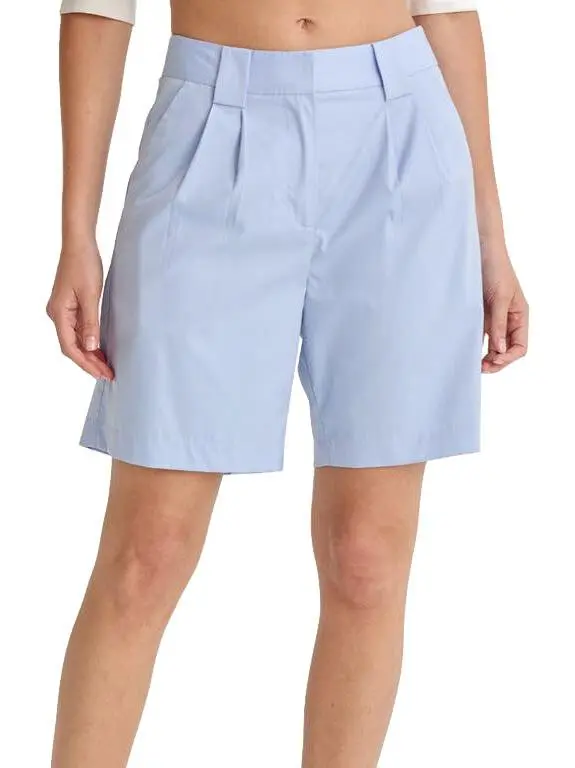 CRESCENT Tailored Trouser Shorts - Blue