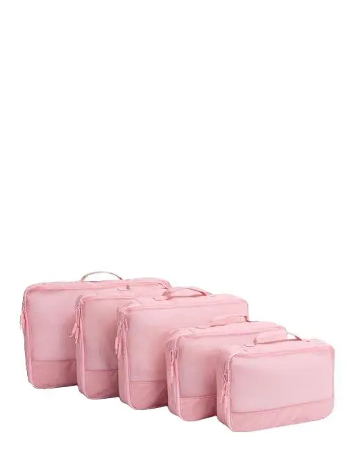 HEYS Ecotex® 5-piece Packing Cube Set - Pink Sand