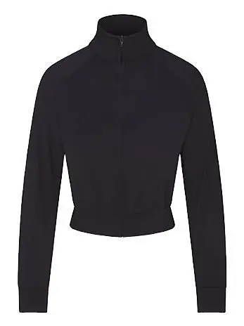 NIKESKIMS Airy Cropped Track Jacket - Obsidian