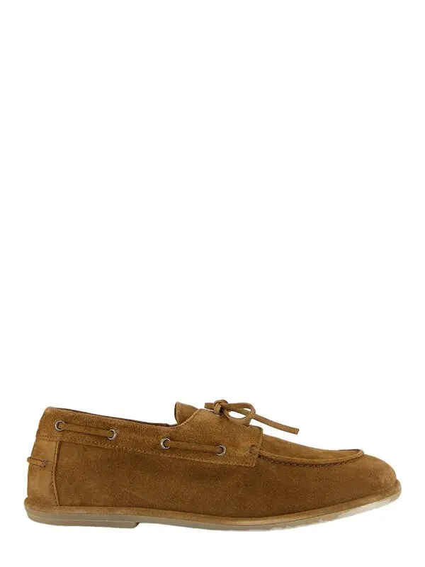 Officine Creative Love 001 Suede Boat Shoes - Brown